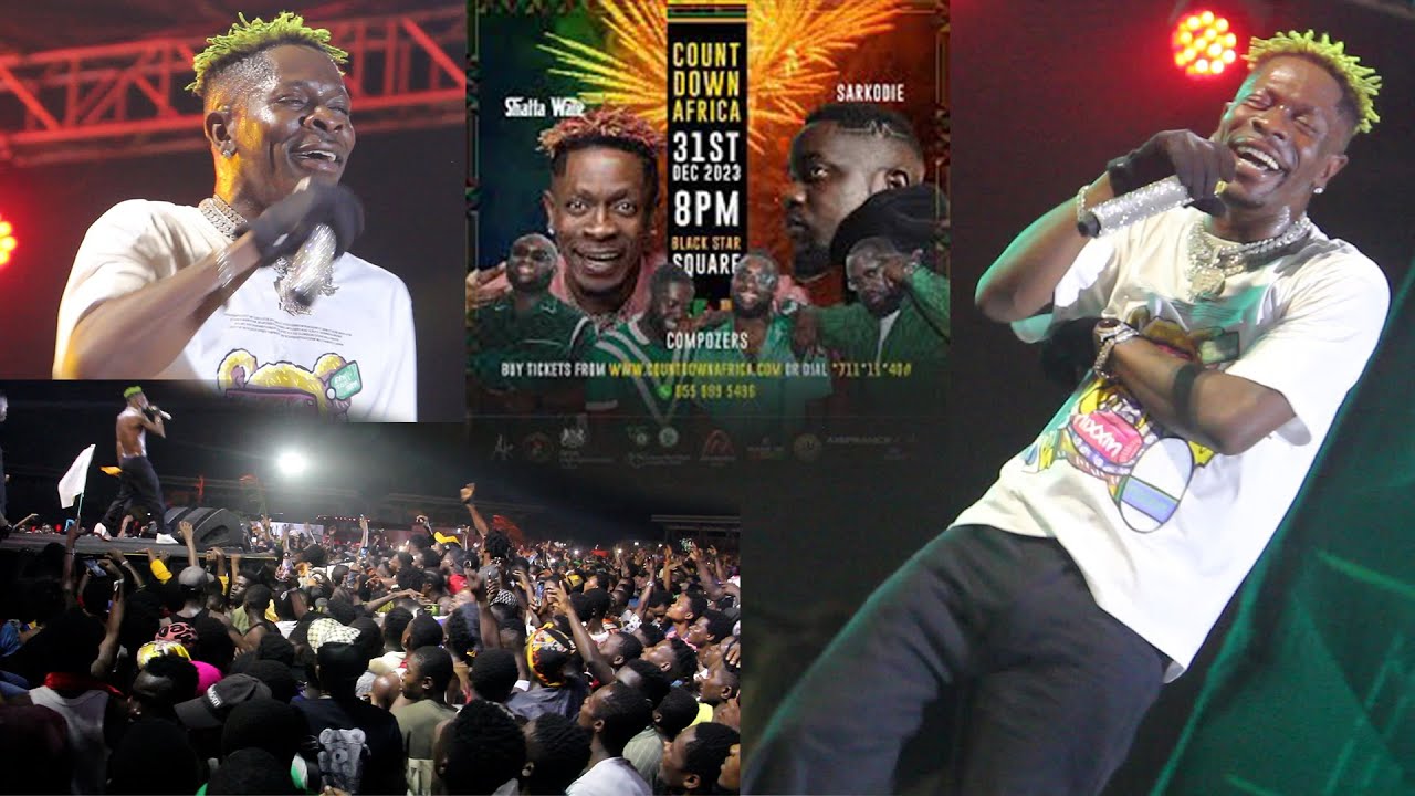 Shatta Wale First 2024 energetic Performance at Count Down Africa 2023 ...