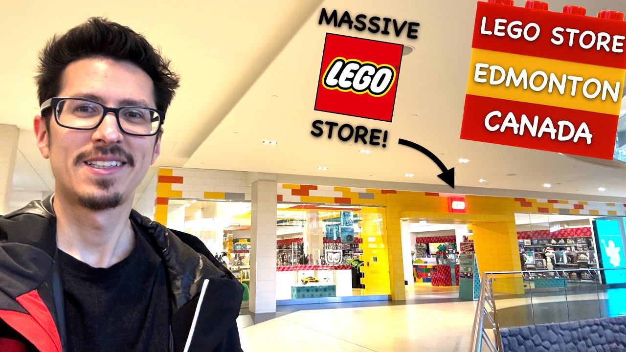 Massive LEGO Store in Edmonton Canada - Tour of Unique Features - YouTube