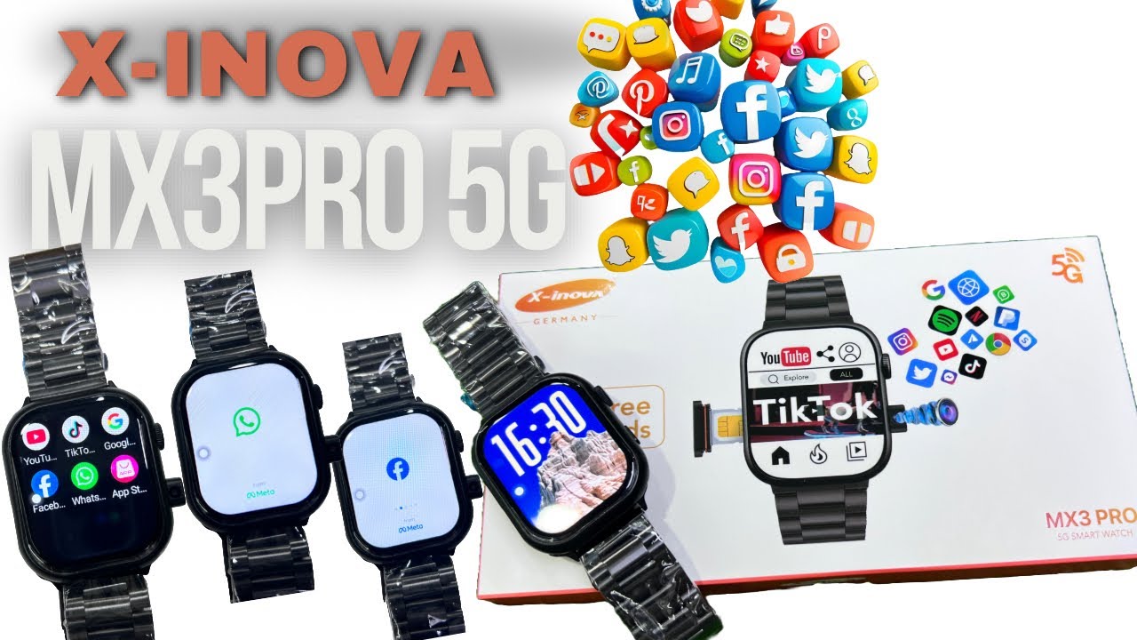 Xinova mx3 pro 5g Smartwatch | all application support smartwatch ...