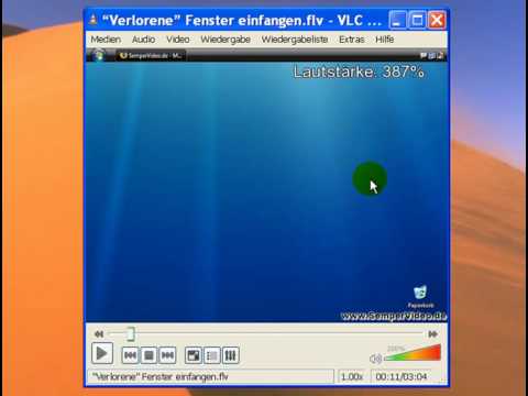VLC Player - Lautstärke auf 400% setzen - YouTube