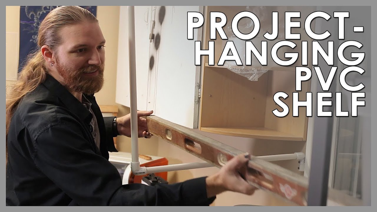 PROJECT - HANGING PVC SHELF - YouTube