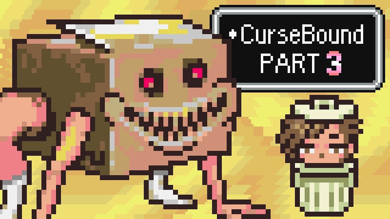 CurseBound - Cursed image pixelart with EarthBound music PART 3 - YouTube