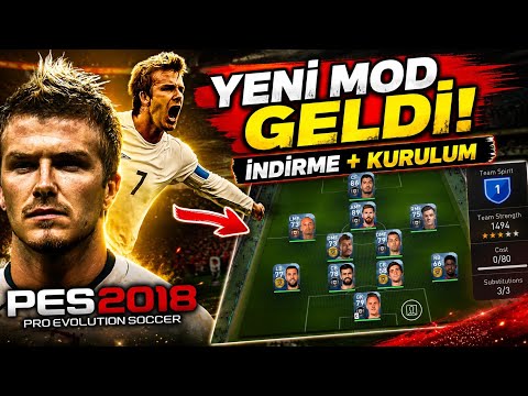 🔥 PES 2018 Mobile'a YENİ MOD Geldi! Efsane Oyun Resmen Geri Döndü! ⚽ Pes 2018 Mobile Nasıl kurulur?
