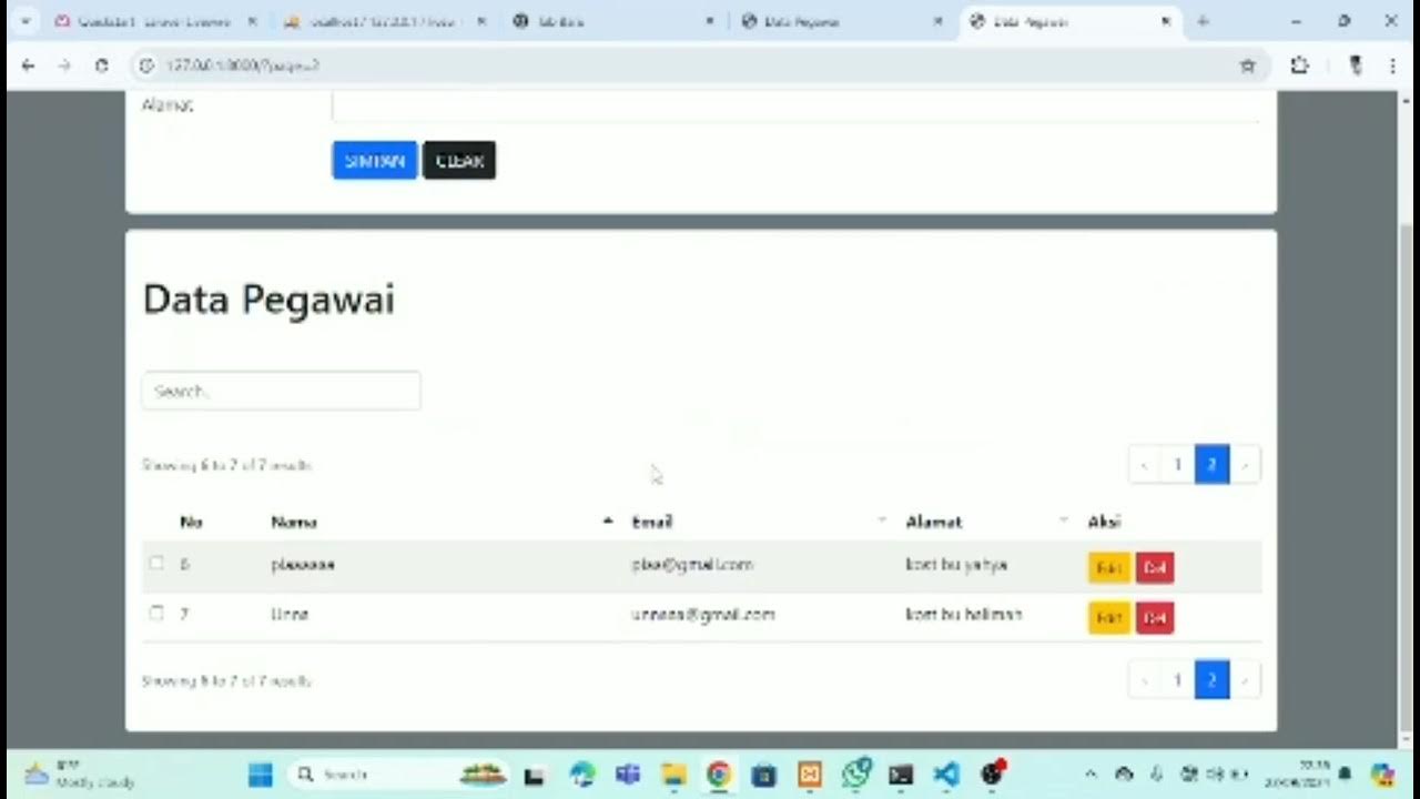 Demonstrate CRUD Laravel Livewire - YouTube