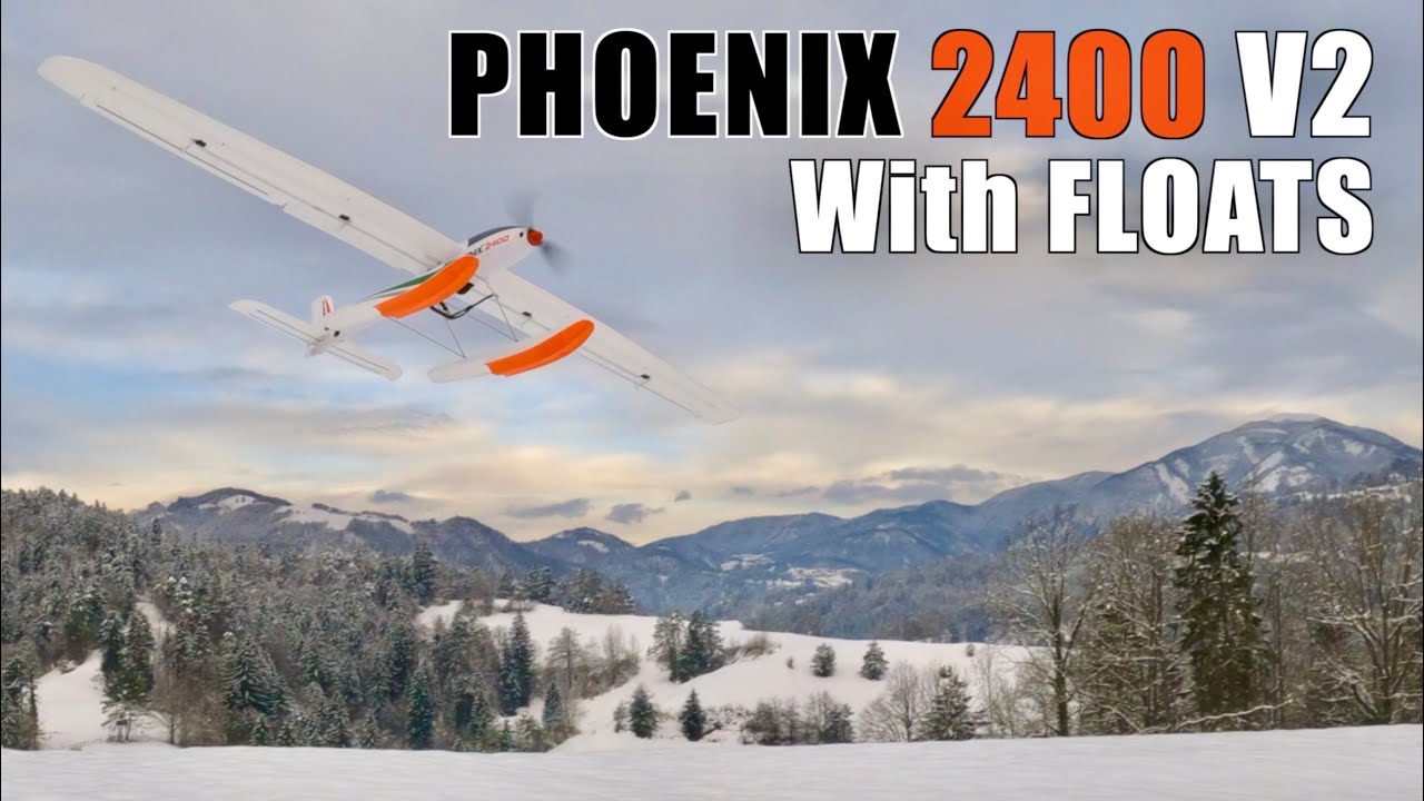Phoenix 2400 e-Glider With Floats - Snow Fun ⛄️ - YouTube