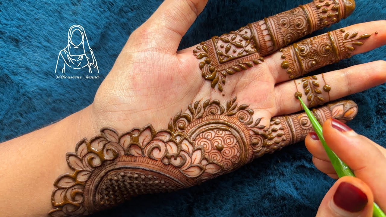 Very Beautiful stylish Henna Design for Hands | Latest Mehndi Design ...