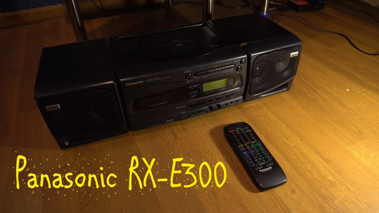 Panasonic RX-E300 Обзор и Тест звука - YouTube