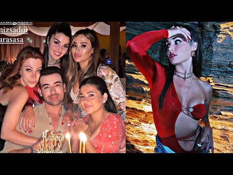 Hande Ercel In Birthday Party (Hayat Looking stunning)
