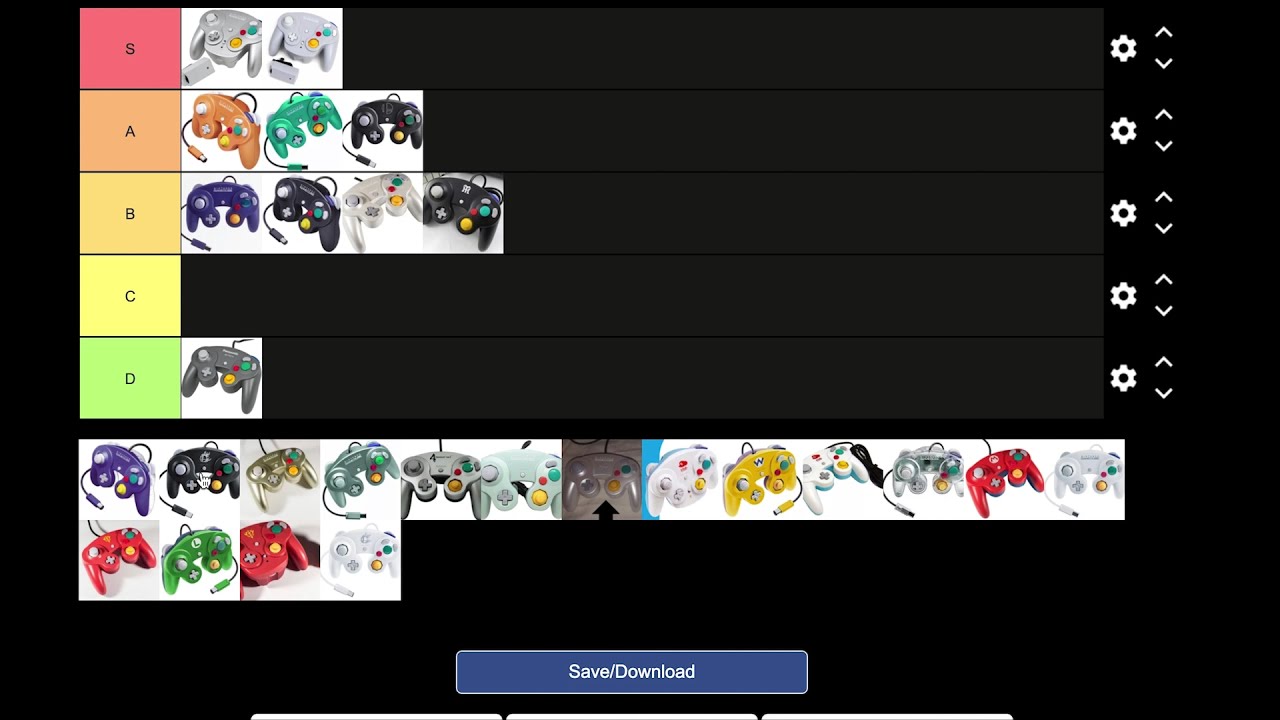 Gamecube controller tier list - YouTube
