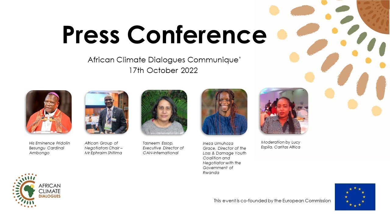 African Climate Dialogues Press Conference - YouTube