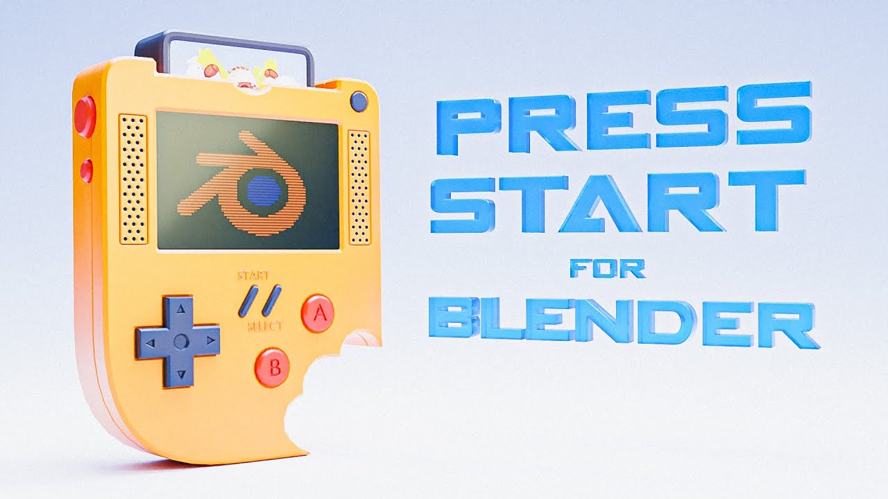 PRESS START - To Begin Your Blender Journey (Course Teaser) - YouTube