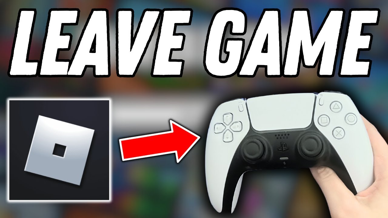 How To Leave Roblox Game On PS5 - YouTube