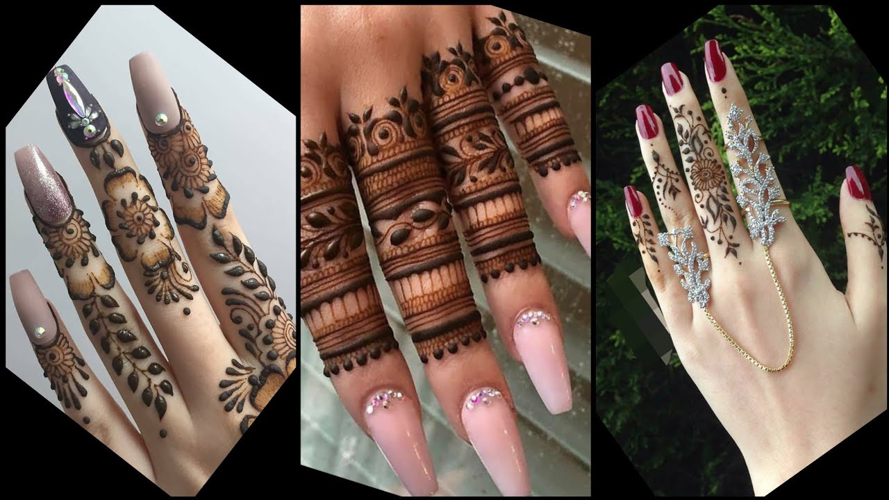 Most Stylish Finger Mehndi Designs || 2020-2021 || Beautiful Finger ...