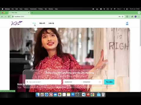 web booking - sử dụng Spring boot , ReactJs, JWT - YouTube