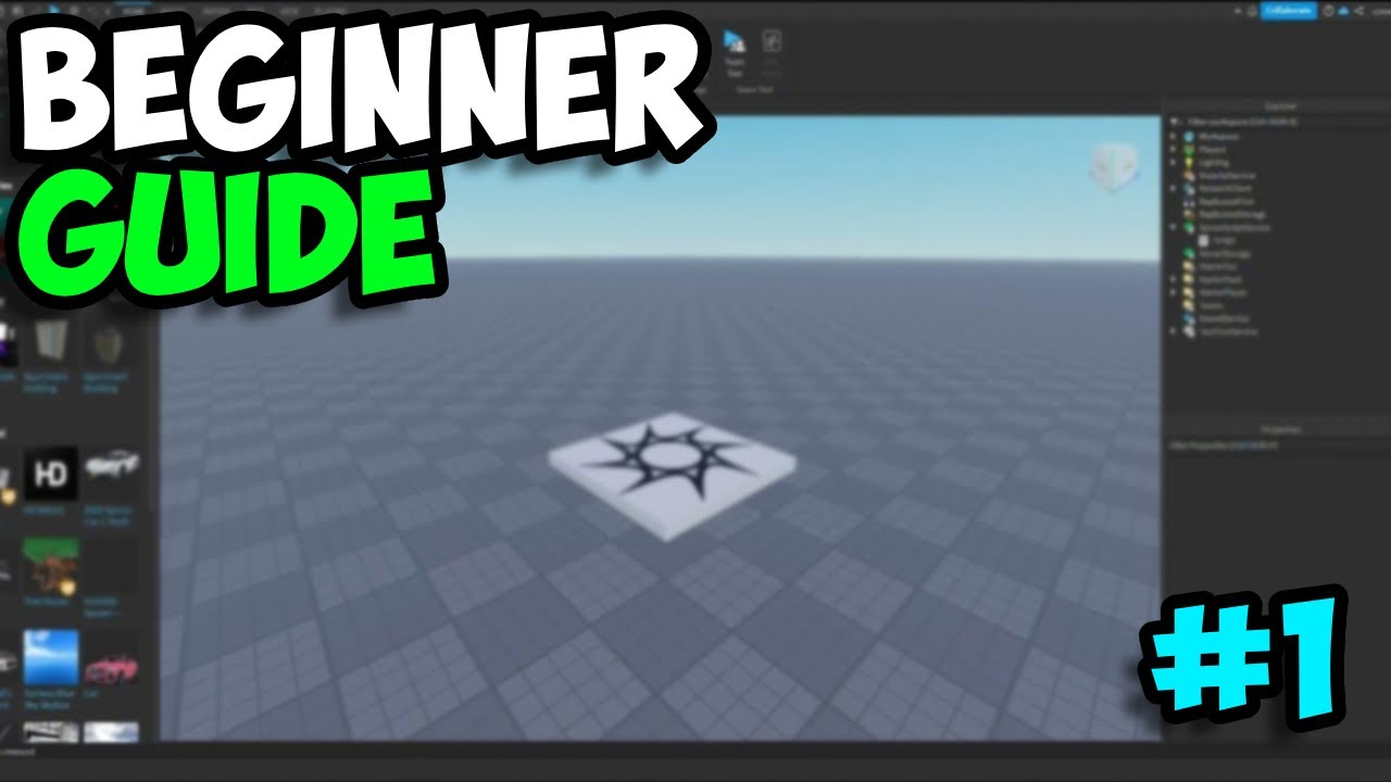 How to Create Your FIRST EVER Roblox Game! Ep. 1/4: Building & Terrain ...