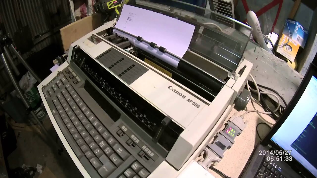 Canon AP500 Tele-terminal - YouTube