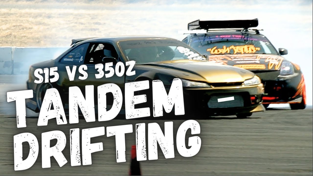 Tandem Drifting At Thunderhill Raceway - YouTube