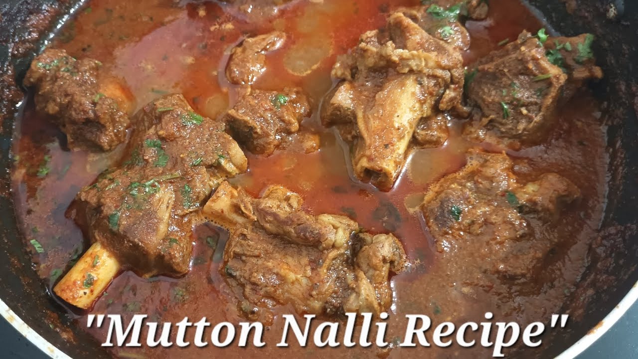 Mutton Nalli Recipe | Delecious Mutton Gravi Recipe | #Healthy Kitchen ...