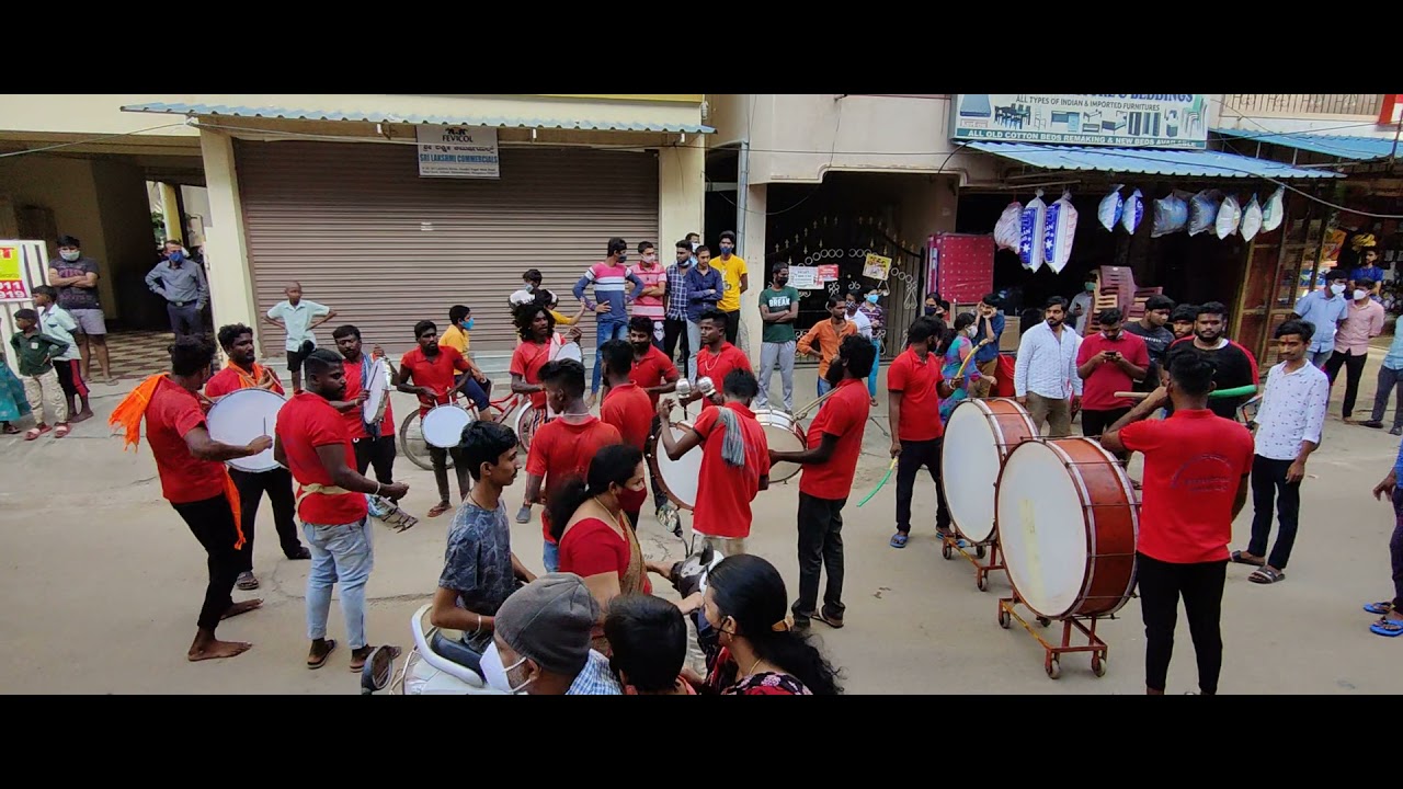 Chandru budikote tamate munekolla marthalli Ganesha festival - YouTube