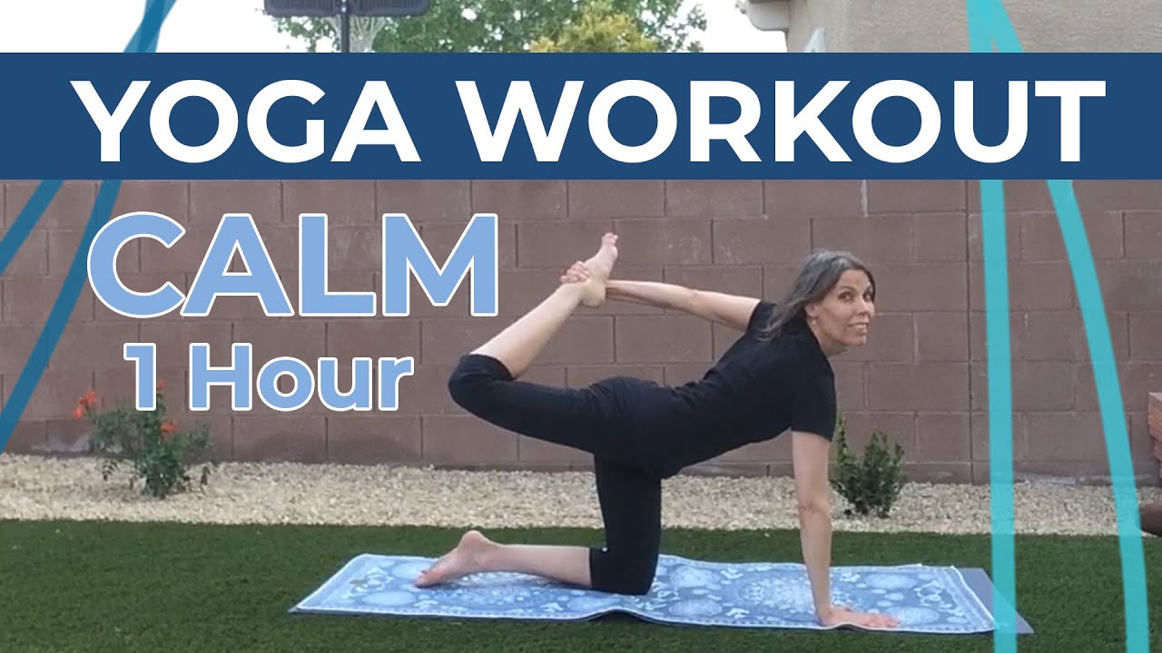 CALMING YOGA | 1 HOUR FLOW to Help Anxiety & Stress 🌺 - YouTube