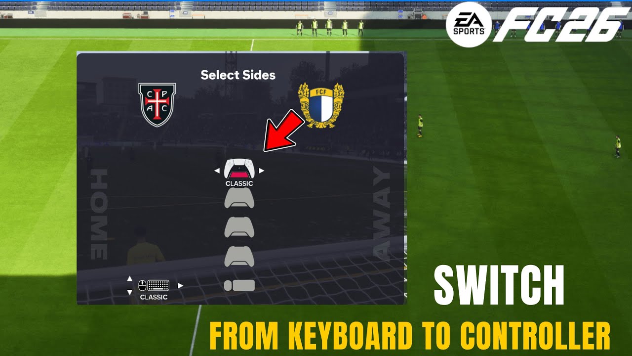 FC 26 How to Switch From keyboard to Controller - YouTube