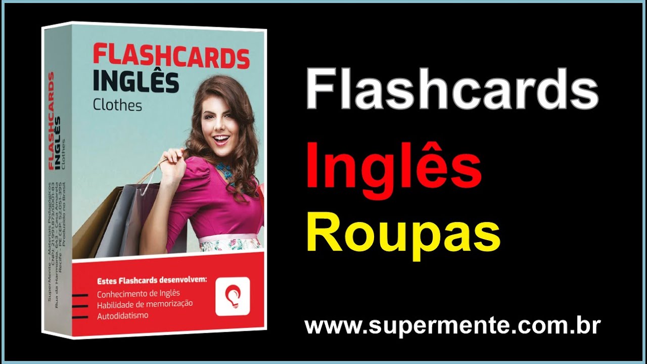 Flashcards - Inglês - Roupas - YouTube