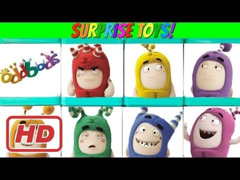PLUS ODDBODS Surprise Toy Boxes with Fuse, Pogo, Jeff, Newt, Bubble ...