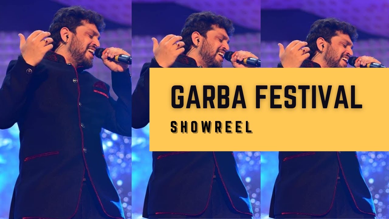 GARBA FESTIVAL | SHOWREEL | SUNNY JADHAV PERFORMING LIVE - YouTube