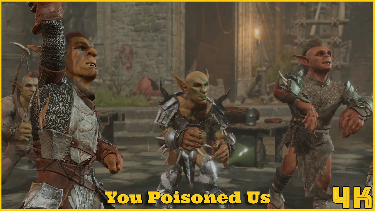 Drow Poisons Goblin Camp – Different Options Explored | Baldur's Gate 3 ...