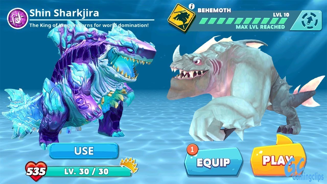hungry shark evolution || behemoth vs behemoth intense fight #behemoths ...