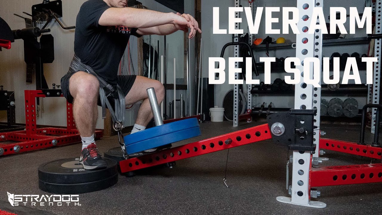 Lever Arm Belt Squat on any 3x3" Rack! - YouTube