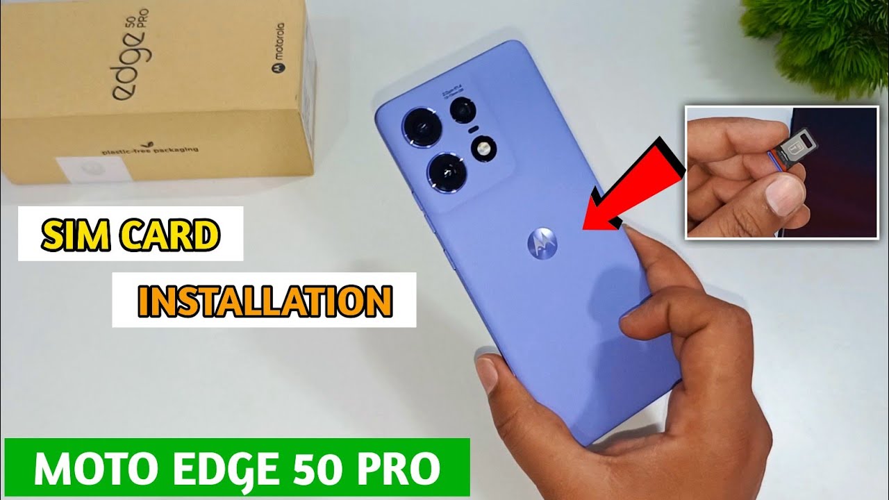 Sim Card Installation in Motorola Edge 50 Pro | How to install Sim Card ...