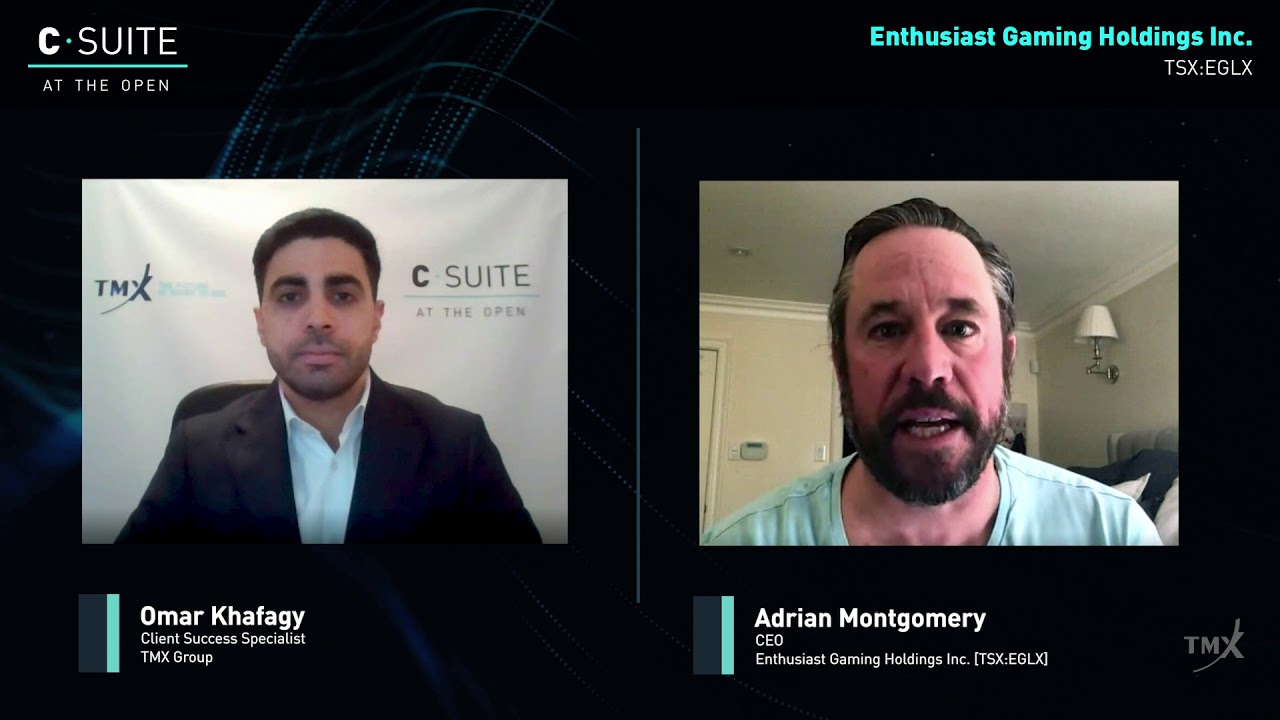 Adrian Montgomery, Chief Executive Officer, Enthusiast Gaming Holdings ...