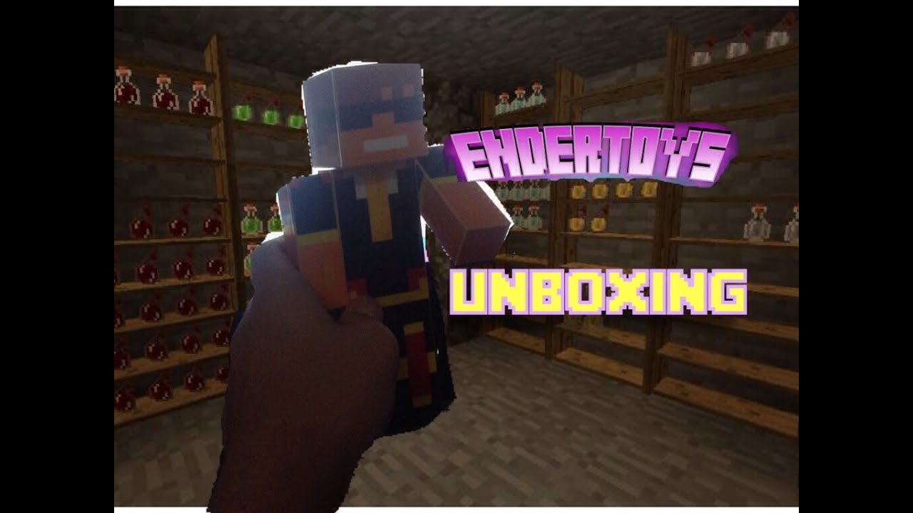 "Minecraft Skin Toy" EnderToy Unboxing - YouTube