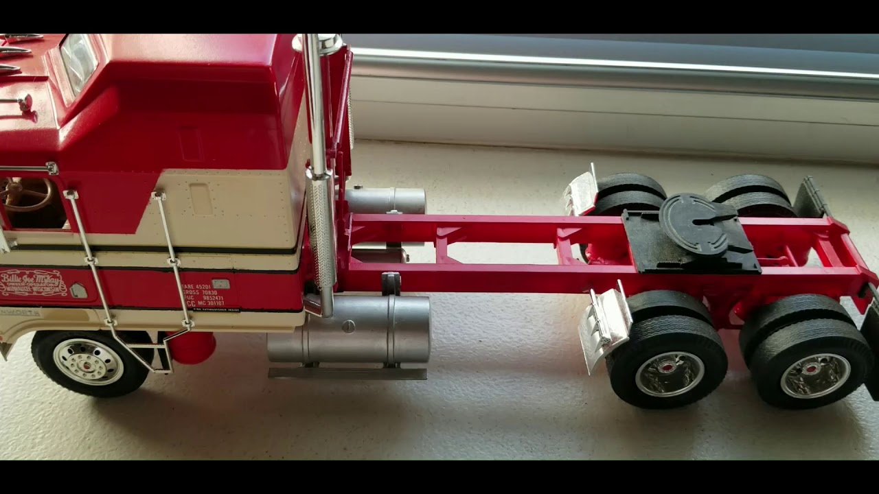 AMT Kenworth Aerodyne Cabover 1/25 scale plastic model kit frame length ...