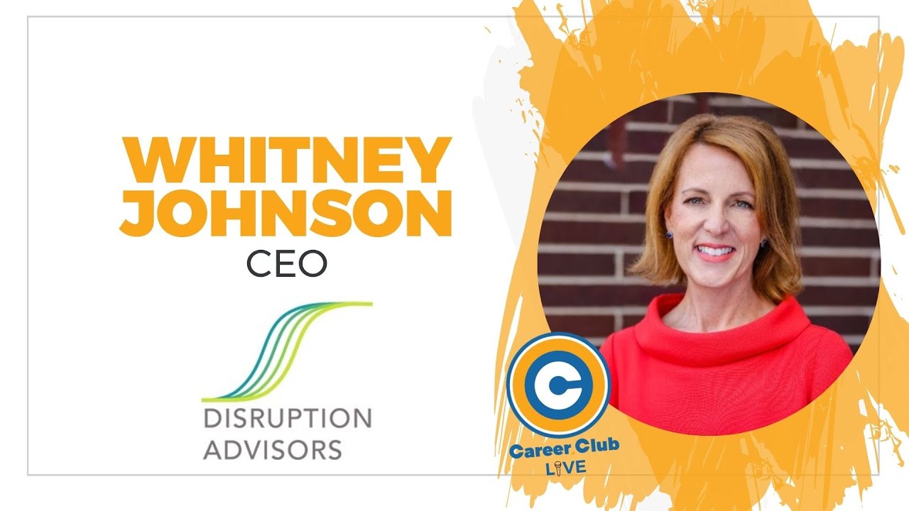 Whitney Johnson - Career Club Live - YouTube