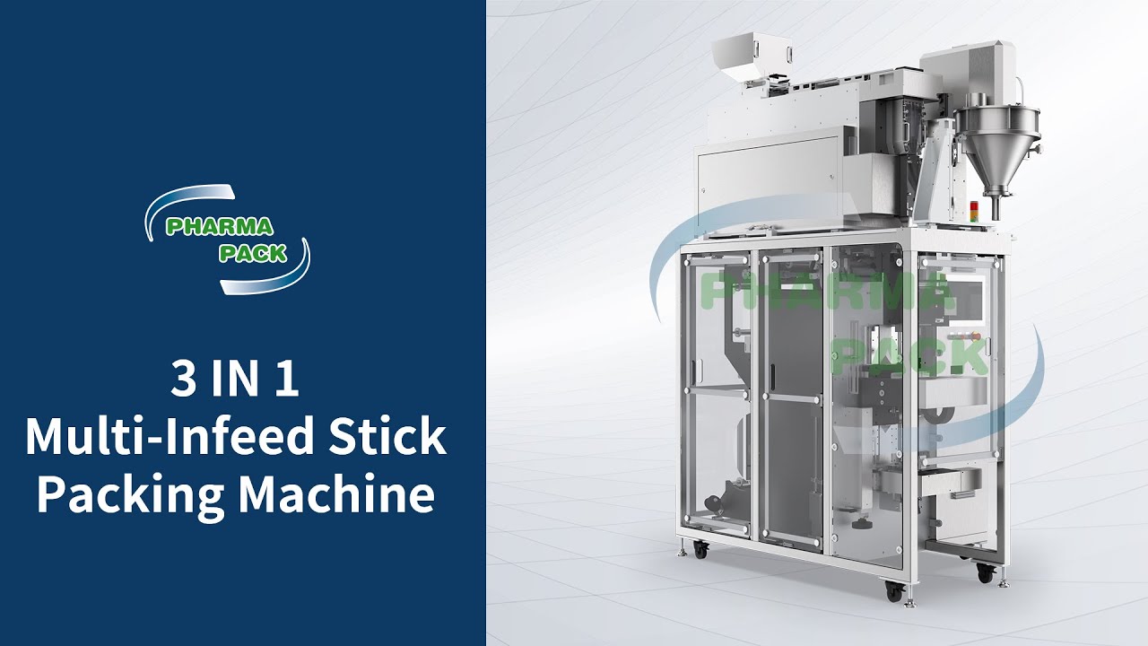 PHARMAPACK |Multi-Infeed Stick Packing Machine - YouTube