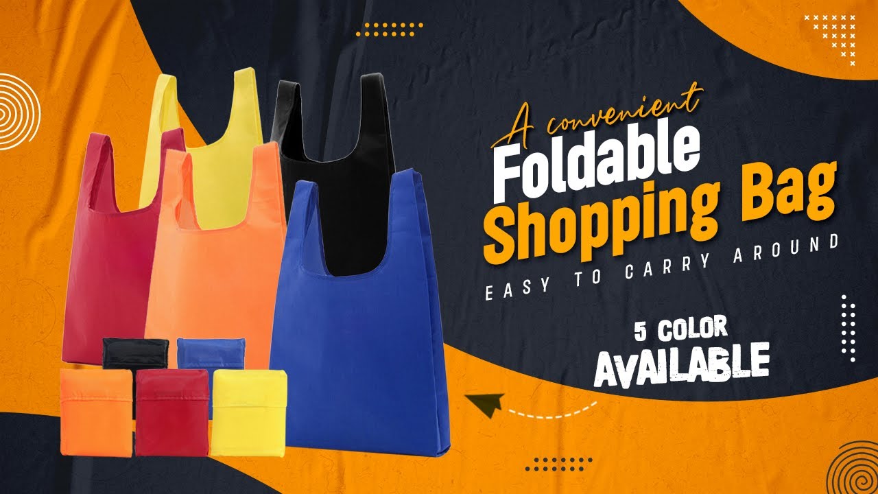 EASY Foldable Nylon Shopping Bag - YouTube