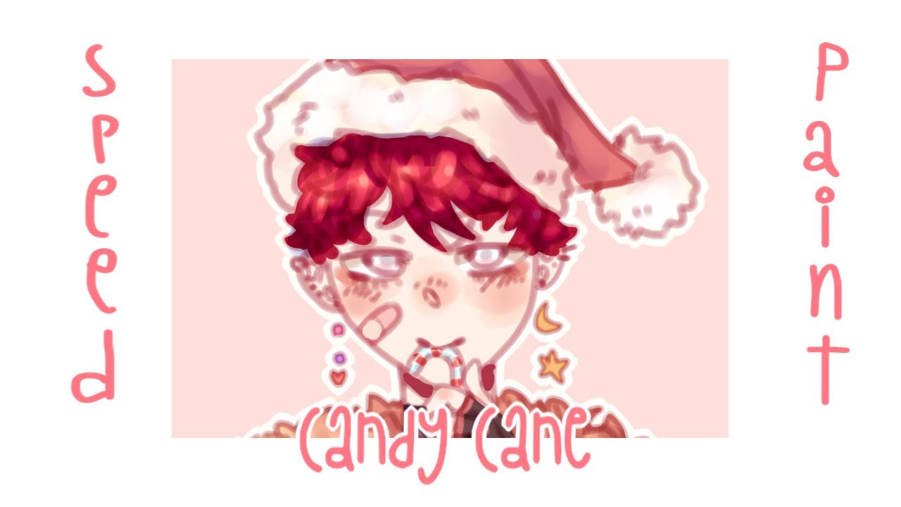 Candy Cane | OC | Speedpaint - YouTube