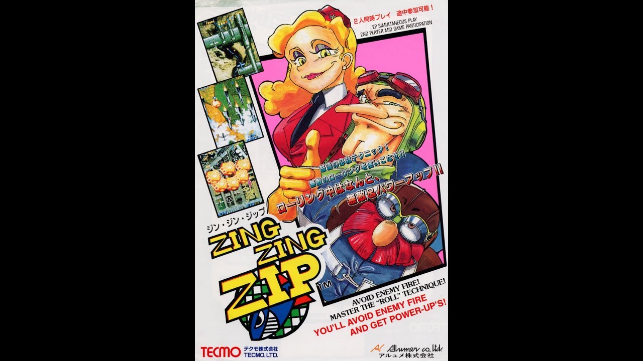 Zing Zing Zip (1992) - MAME Arcade Gameplay - YouTube