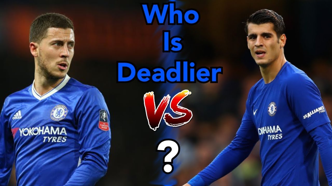 Morata Vs. Hazard | Chelsea's Ultimate Forward Battle | 2017 HD - YouTube