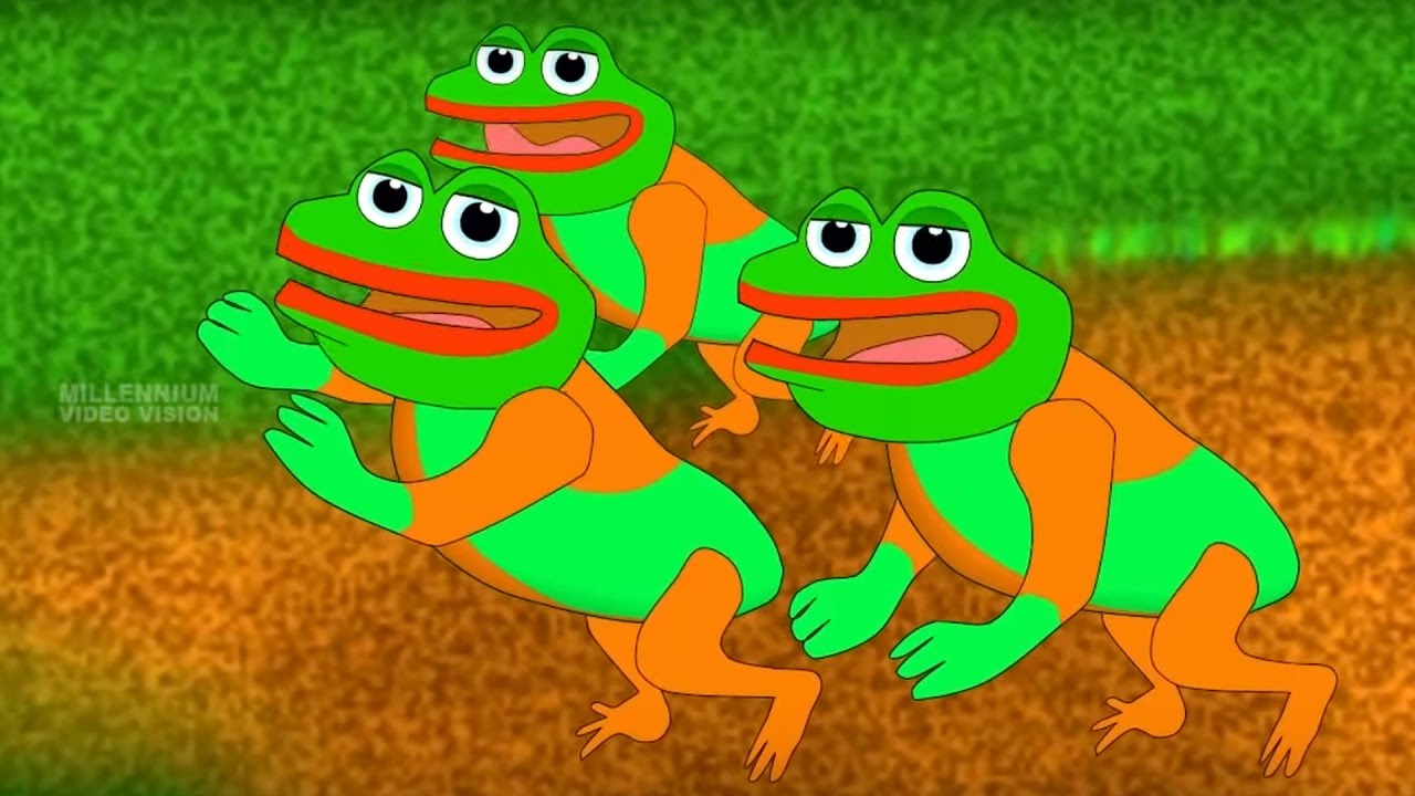 Malayalam 2D Animation Song | മൂന്ന് തവളകുട്ടന്മാർ | 2D Animation Song ...