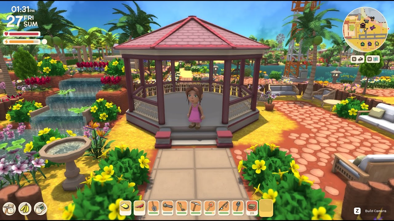 Dinkum: My First Waterfall! How I Made It & Pearl Hunting - YouTube