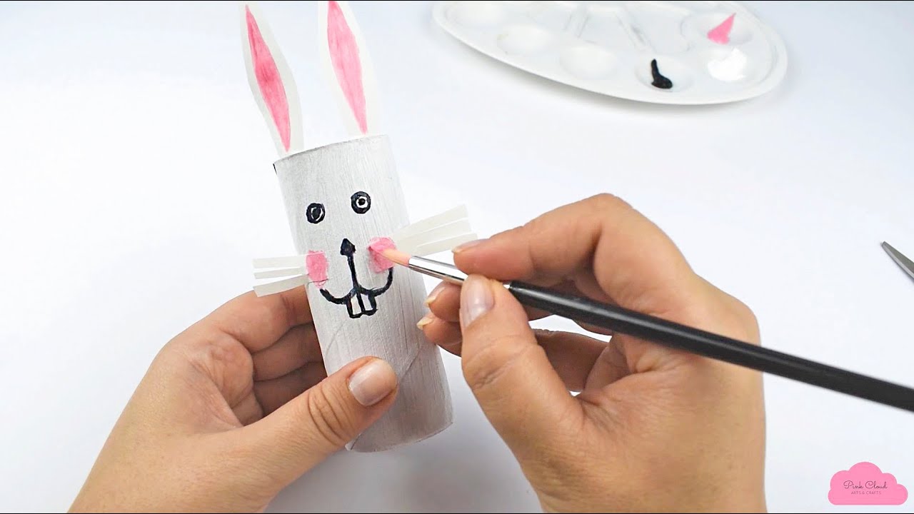 DIY How To Make a Toilet Paper Roll Bunny Rabit | Recycle Paper Toys ...