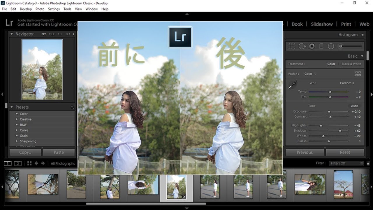Tutorial Color Grading Japan Dengan Adobe Lightroom - YouTube
