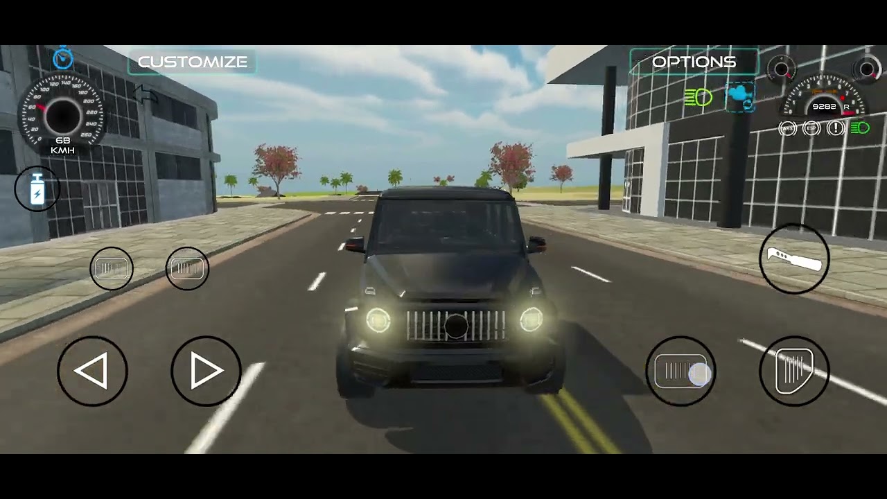 Jocuri cu masini Mercedes G class de condus in oras la scoala de soferi ...