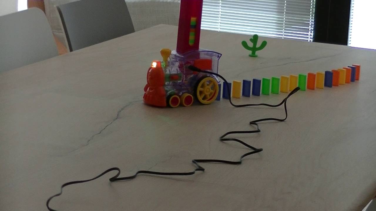 domino train - YouTube