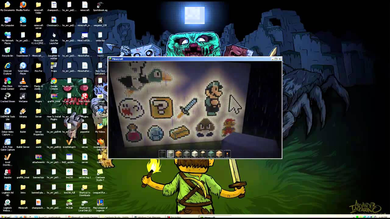 Doing Pixel Art For Servers - YouTube