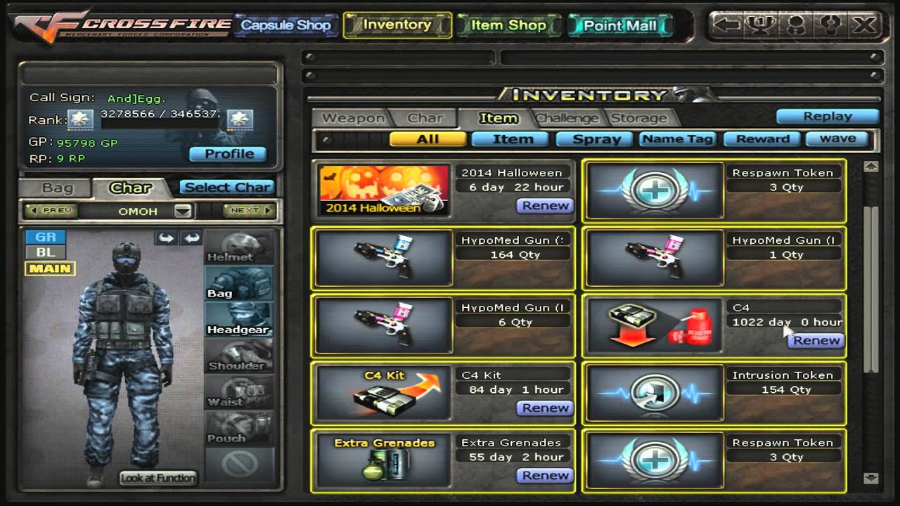 Egg's crazy crossfire storage [LT colonel] - YouTube