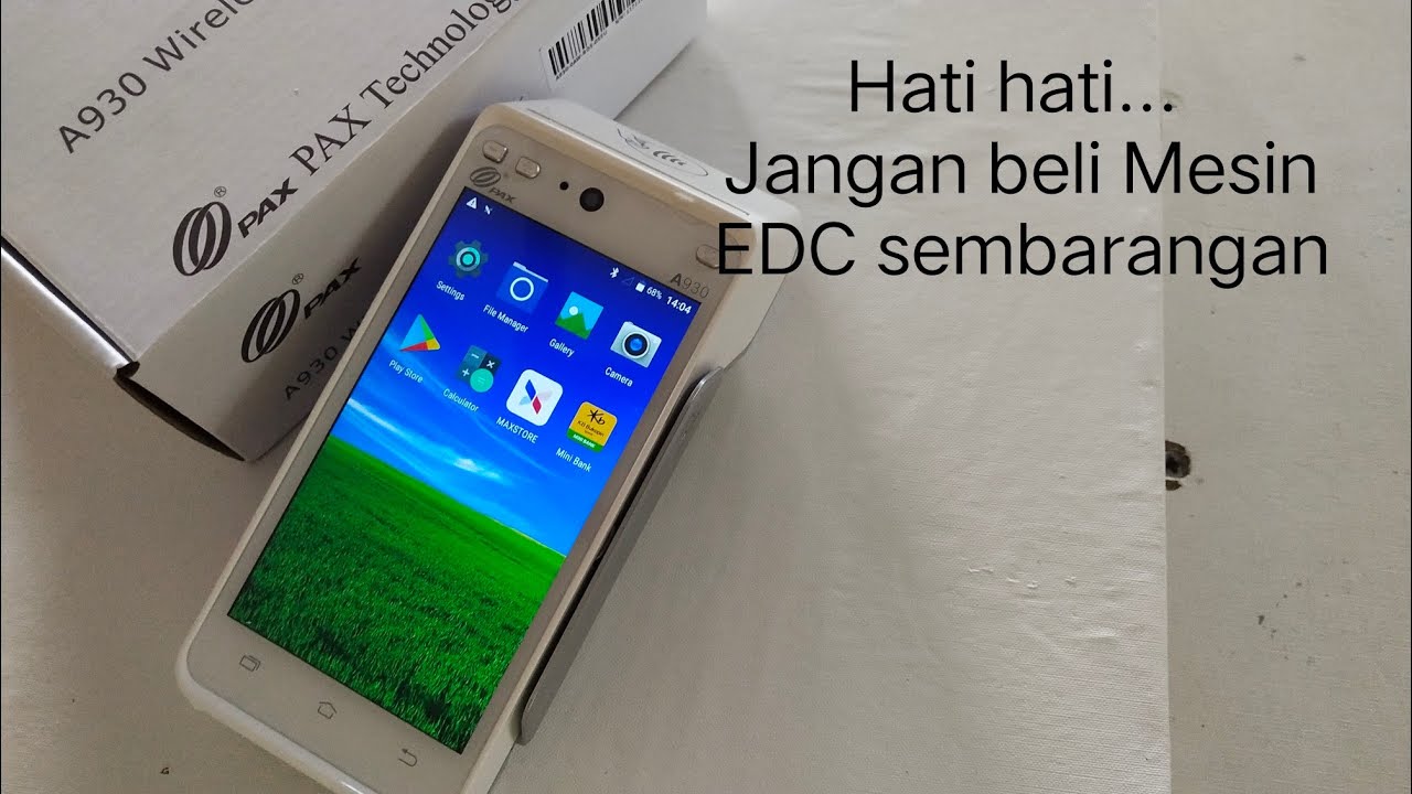 EDC PAX A930 sinyal 4G tidak muncul - YouTube